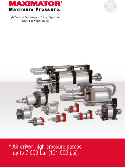 High Pressure Pumps – M…D series – Maximator Ibérica